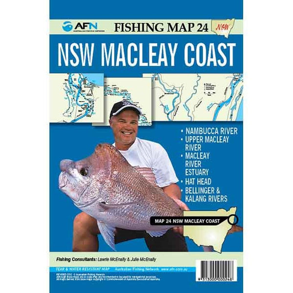 AFN Fishing Map NSW Macleay Coast - Outdoor Adventure South West Rocks