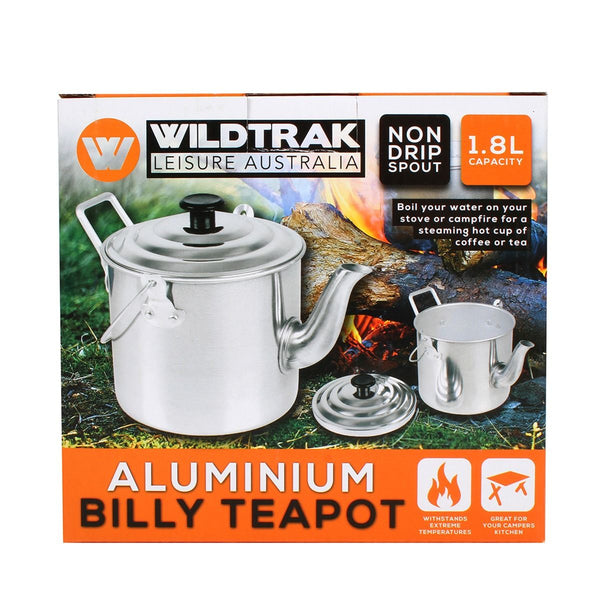 Wildtrak Aluminium Billy Teapot - Outdoor Adventure South West Rocks