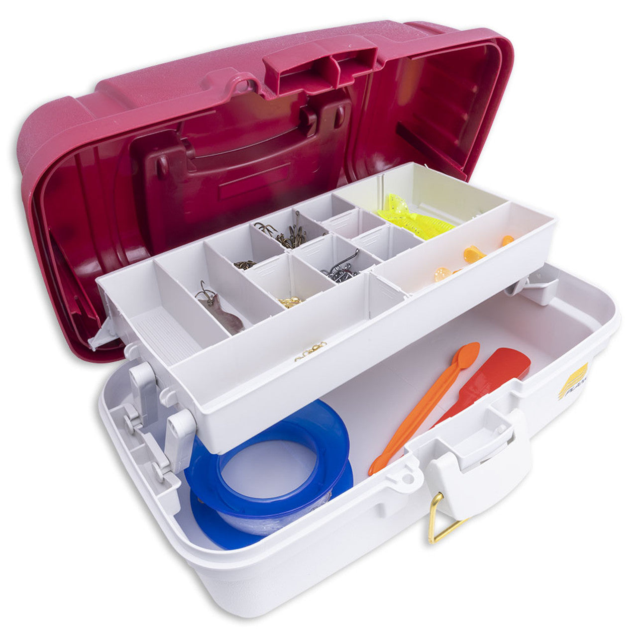 Plano 6101 Aussie Tackle Box With 300 Piece Tackle Kit - Outdoor ...